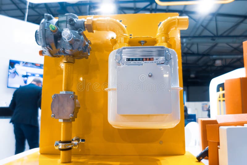 Device for Remote Data Transmission of Gas Meters Stock Photo - Image ...