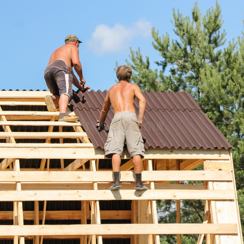 The Device on the Roof of the House. Editorial Photography - Image of ...