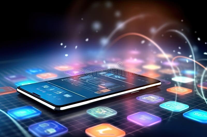 Modern Smartphone Representing the Convergence of Cutting-edge ...