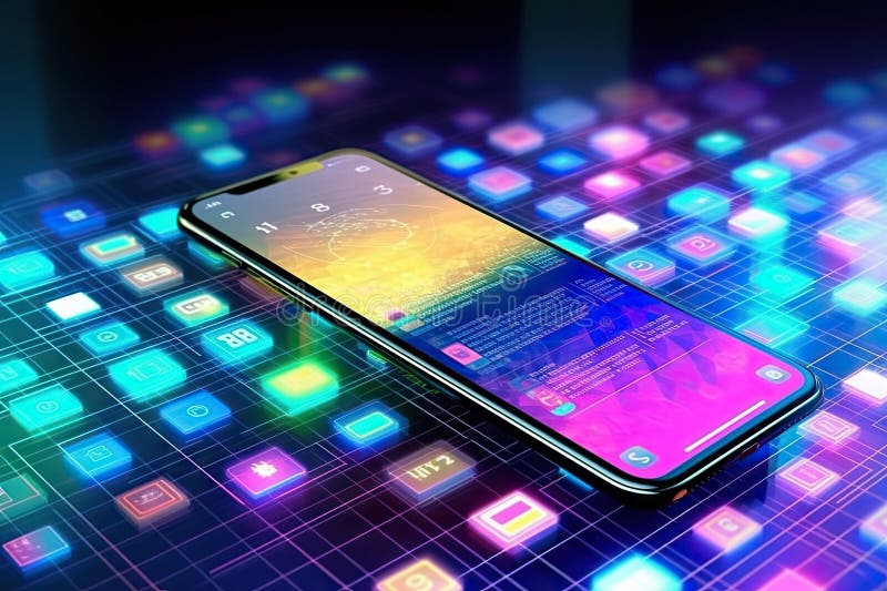 Modern Smartphone Representing the Convergence of Cutting-edge ...