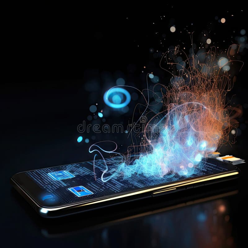 Modern Smartphone Representing the Convergence of Cutting-edge ...