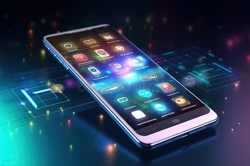 Modern Smartphone Representing the Convergence of Cutting-edge ...