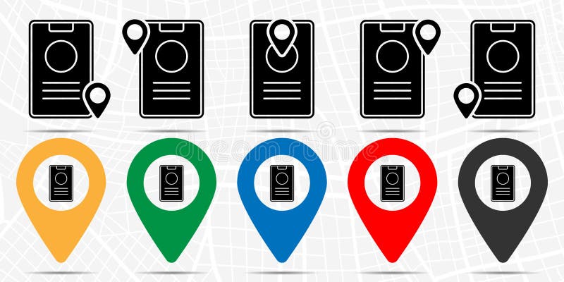 Iphone Location Icons Stock Illustrations – 51 Iphone Location Icons ...
