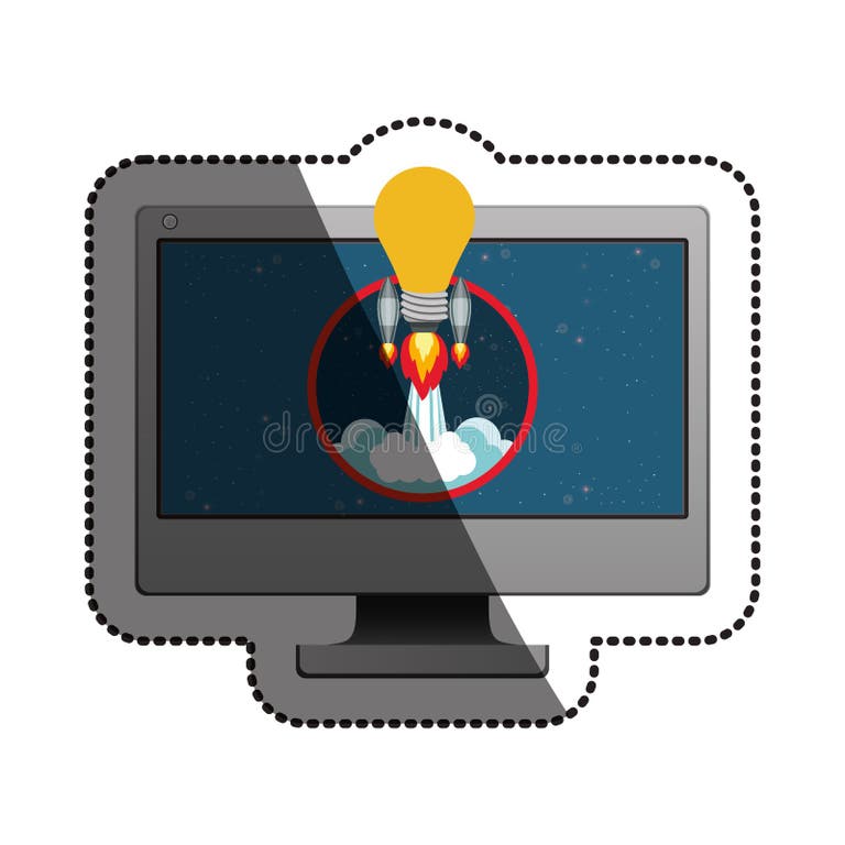 Device and Start Up Concept Design Stock Vector - Illustration of work ...