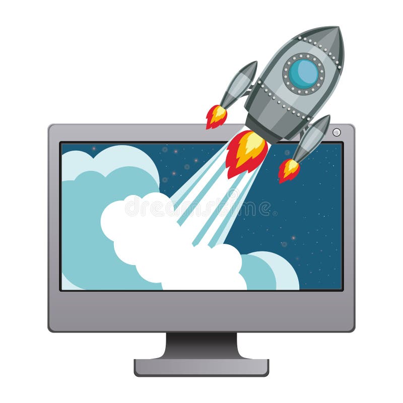 Device and Start Up Concept Design Stock Vector - Illustration of ...