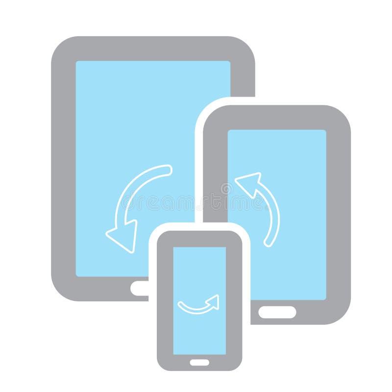 Device Sync stock vector. Illustration of cloud, icon - 27515280