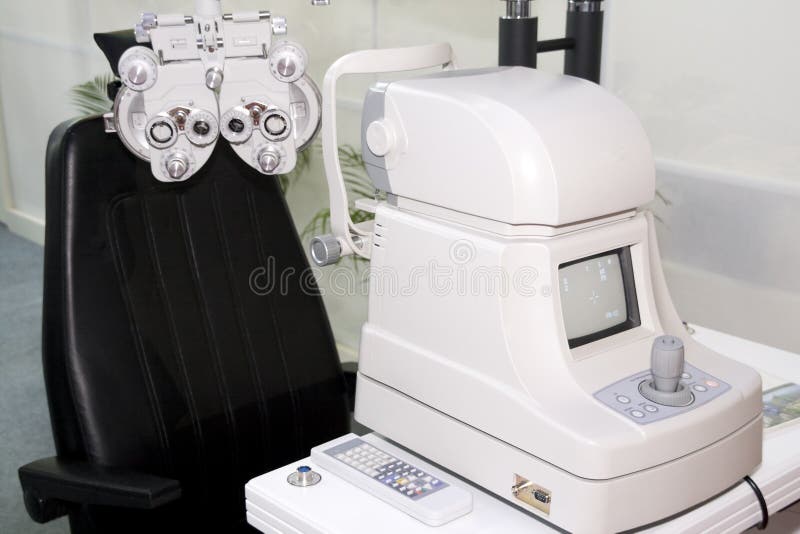 Device To the Sight Testing Stock Photo - Image of optometrist, revise ...