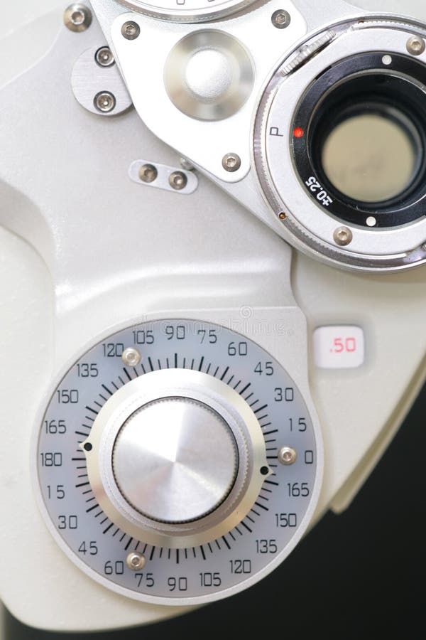 The Device To the Sight-testing Stock Image - Image of examination ...