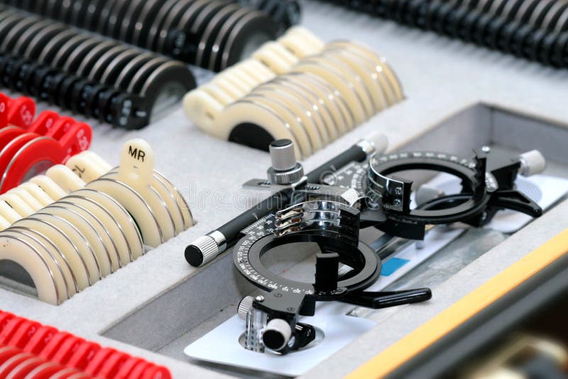 Device To the Sight-testing Stock Photo - Image of optician, check: 7461458