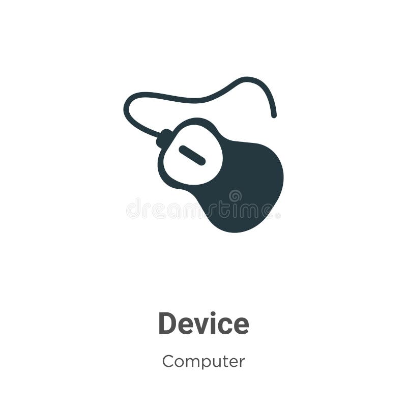 Device Vector Icon on White Background. Flat Vector Device Icon Symbol ...