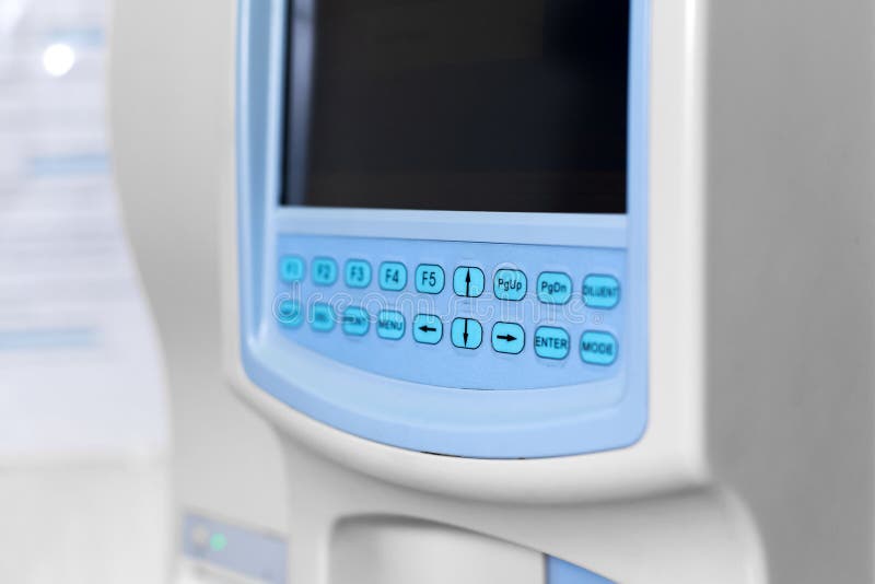 Device of Very Accurate Medical Blood Test Stock Image - Image of ...