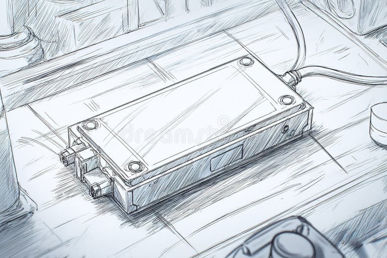 Device on a Workspace Surface during a Creative Project with Tools and ...