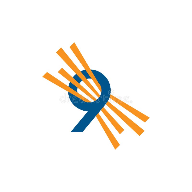 Unique Logo Number 9 Vector Stock Vector - Illustration of business ...