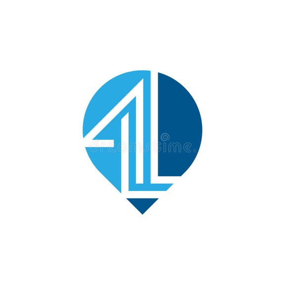 Initial Letter 4L Logo Vector Stock Vector - Illustration of logo ...