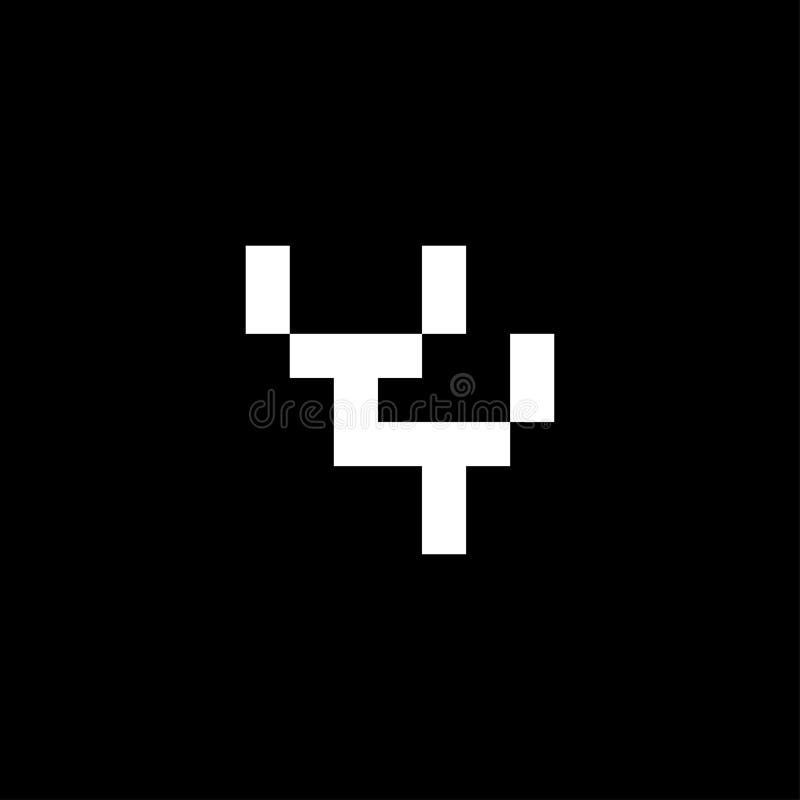 Set Initial Letters Y Pixel Art Logo Vector Stock Illustration ...