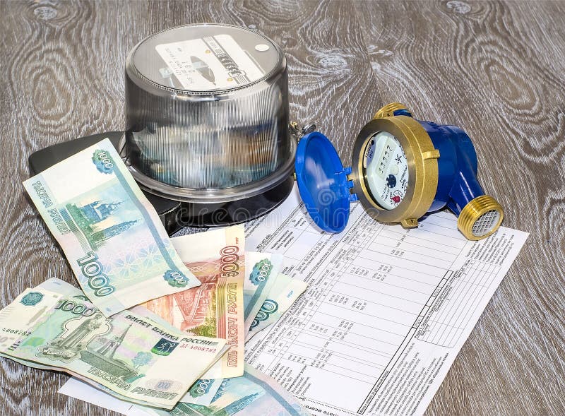Water Meter Receipt Payment Stock Photos - Free & Royalty-Free Stock ...