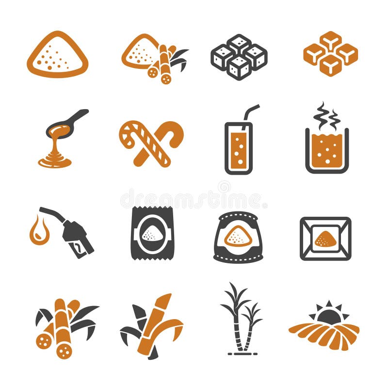 Rice icon set stock vector. Illustration of cook, design - 127540504
