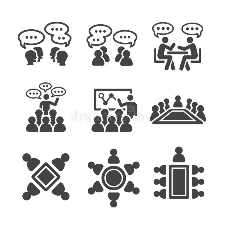 Confer Stock Illustrations – 634 Confer Stock Illustrations, Vectors ...