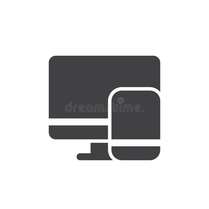 Devices Icon Vector, Filled Flat Sign, Solid Pictogram Isolated on ...