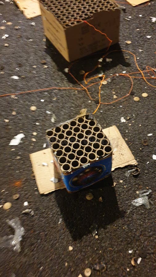 Devices for Launching Professional Fireworks, Immediately after the ...