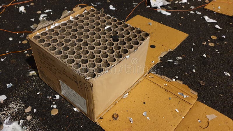 Devices for Launching Professional Fireworks, Immediately after the ...