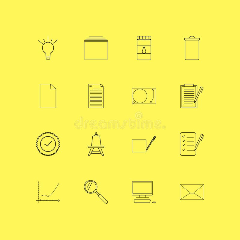 Devices linear icon set. stock vector. Illustration of devices - 109920263