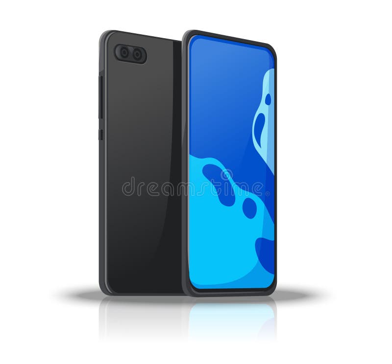 Devices Realistic Mobile Phone Vector Illustration2 Stock Vector ...