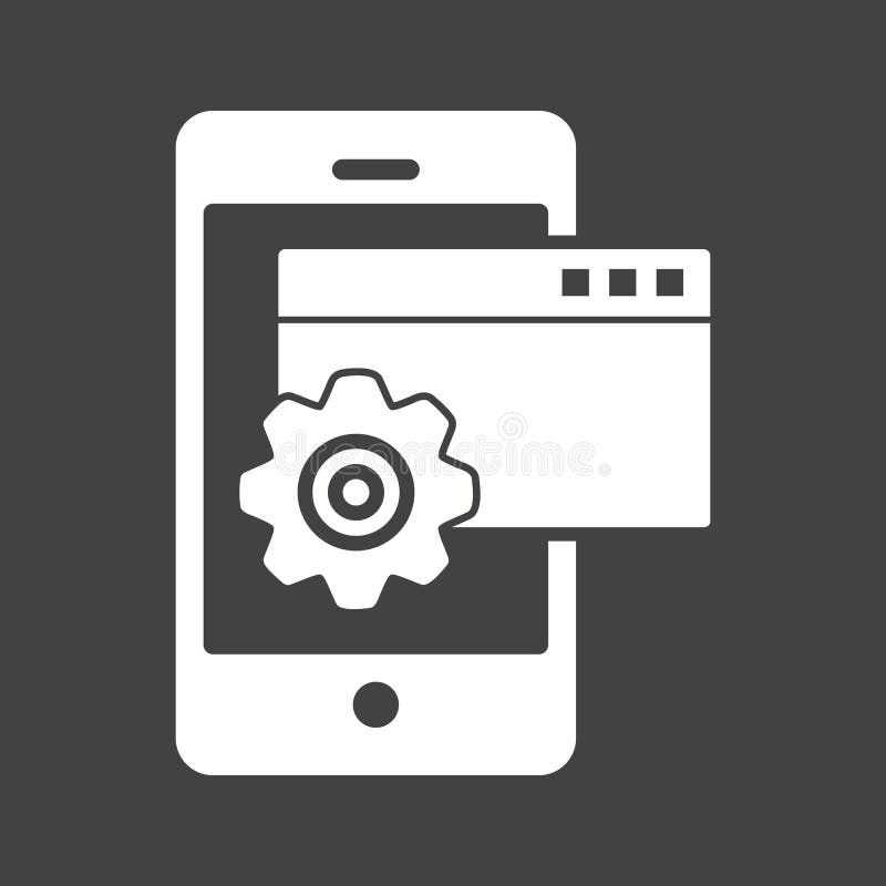 Devices Settings stock vector. Illustration of device - 80364516