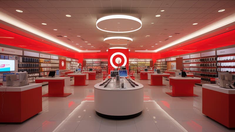 Devices Target Store Interior Stock Illustration - Illustration of ...