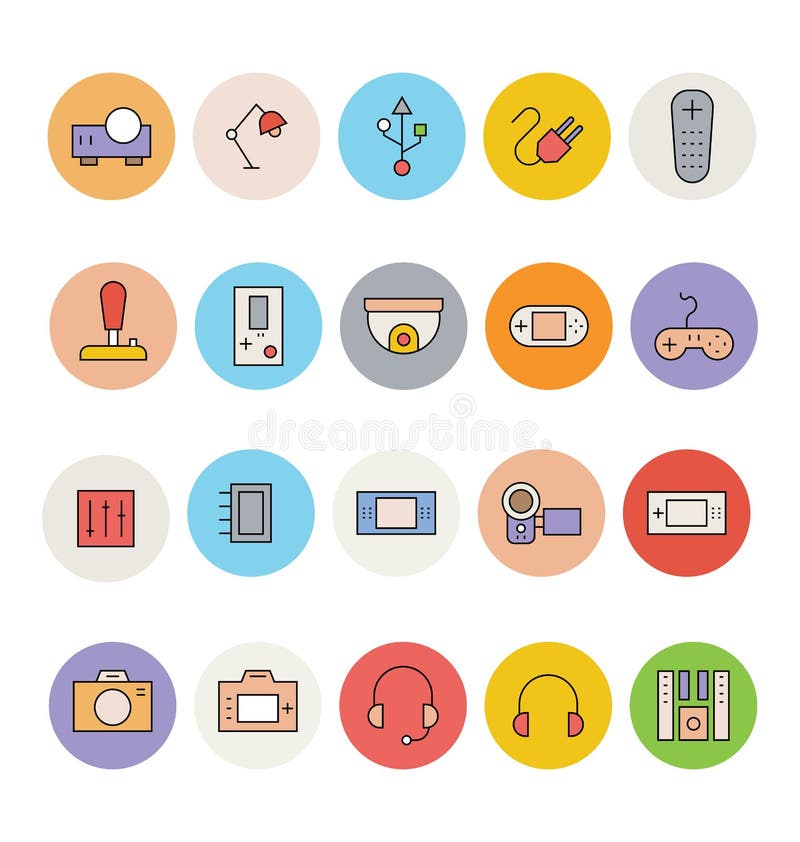 Devices Vector Icon 6 stock illustration. Illustration of equalizer ...