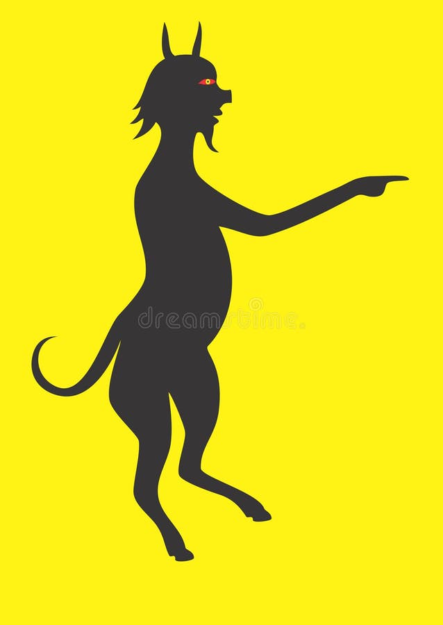 Devil Shows Well. Sign All Right. Thumbs Up. Hand Showing Ok Stock ...