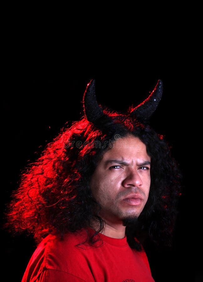 Devil stock photo. Image of horns, satanic, exression - 12135754