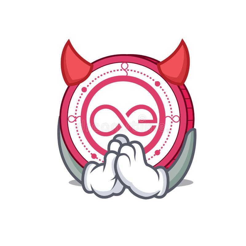 Devil Aeternity Coin Mascot Cartoon Editorial Photography ...