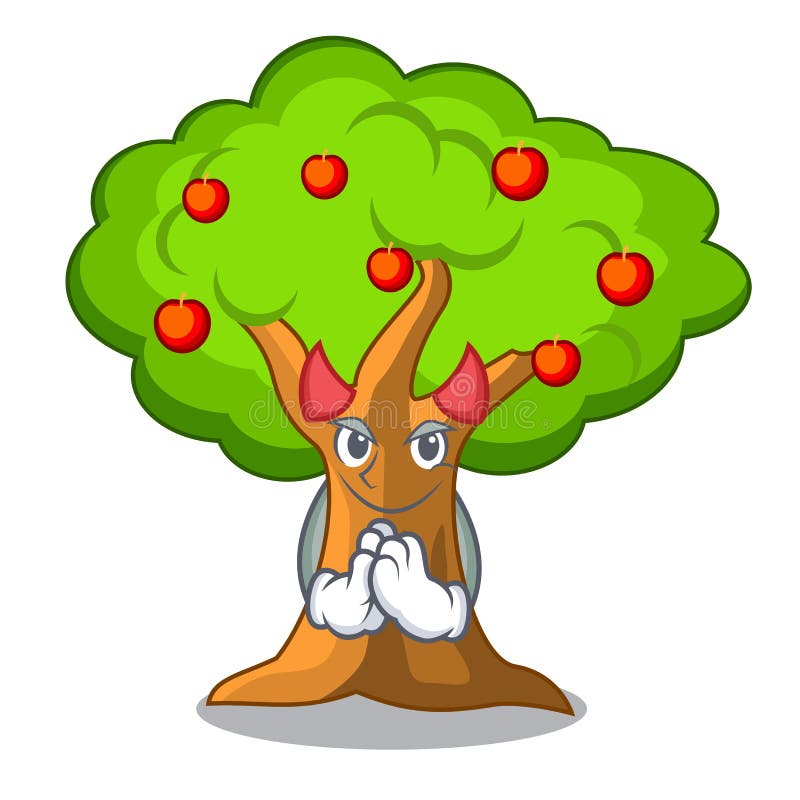 Devil Apples on Tree Branch the Character Stock Vector - Illustration ...