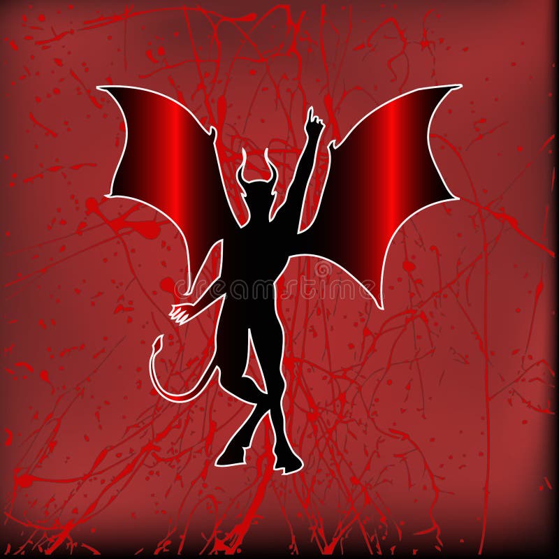 Devil Background stock vector. Illustration of spooky - 15257413