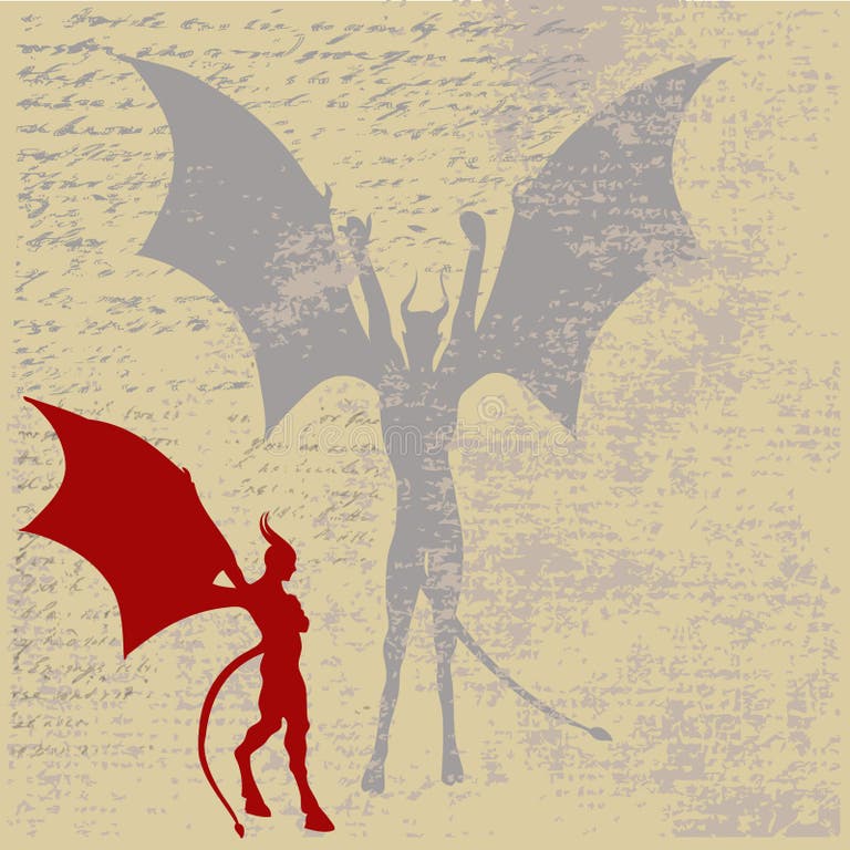 Devil Background stock vector. Illustration of antique - 15257440