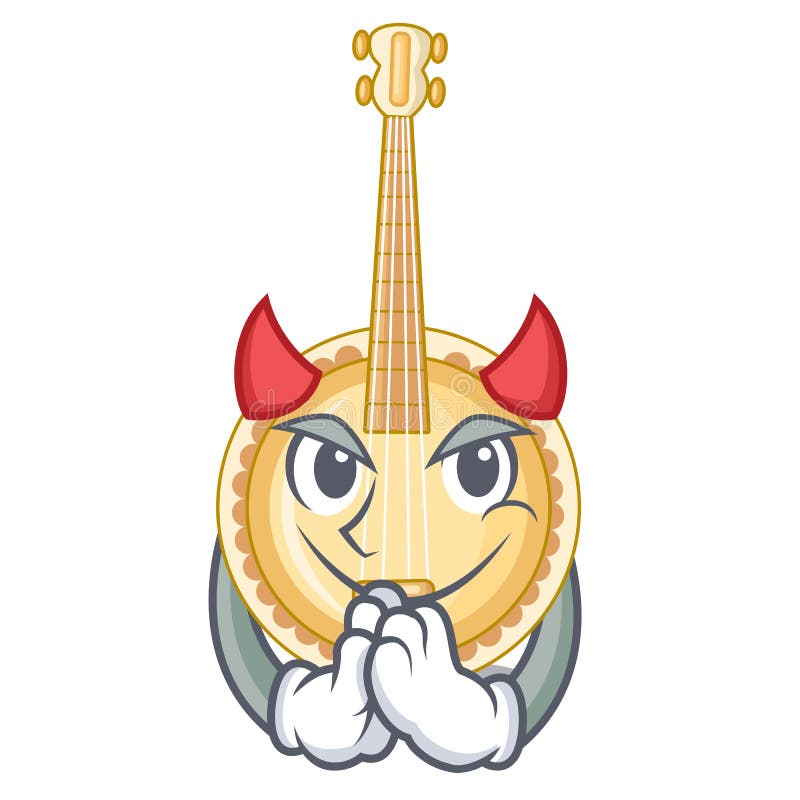 Devil Banjo Was Isolated from the Character Stock Vector - Illustration ...