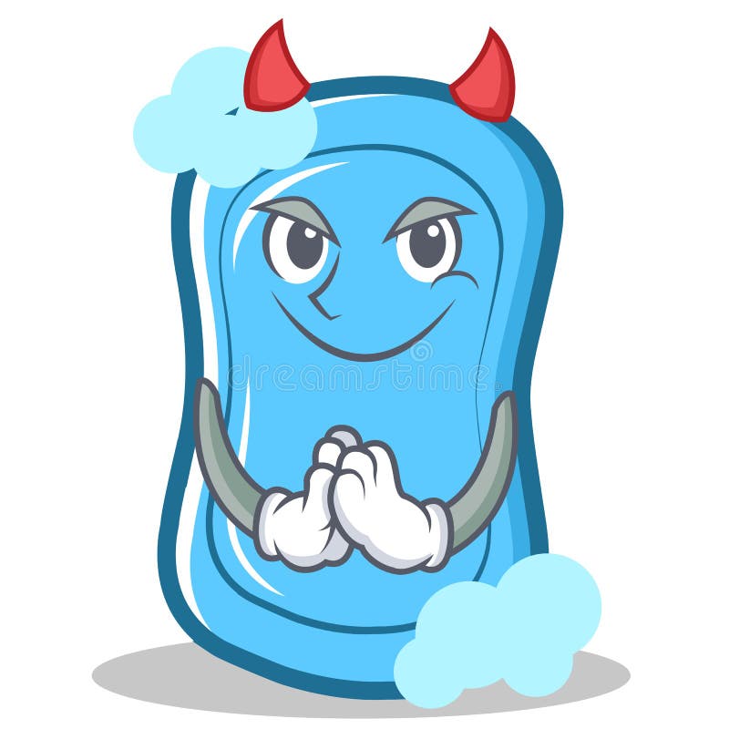 Devil / Blue Demon Mascot Vector Logos Stock Vector - Illustration of ...