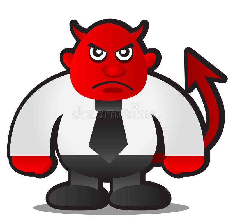 Devil boss stock vector. Illustration of devil, angry - 22654973