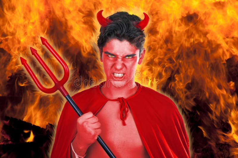 Man diablo stock photo. Image of demonic, danger, diabolic - 44436748