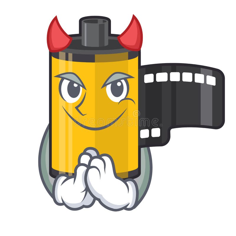 Devil Photo Booth Isolated with the Cartoon Stock Vector - Illustration ...