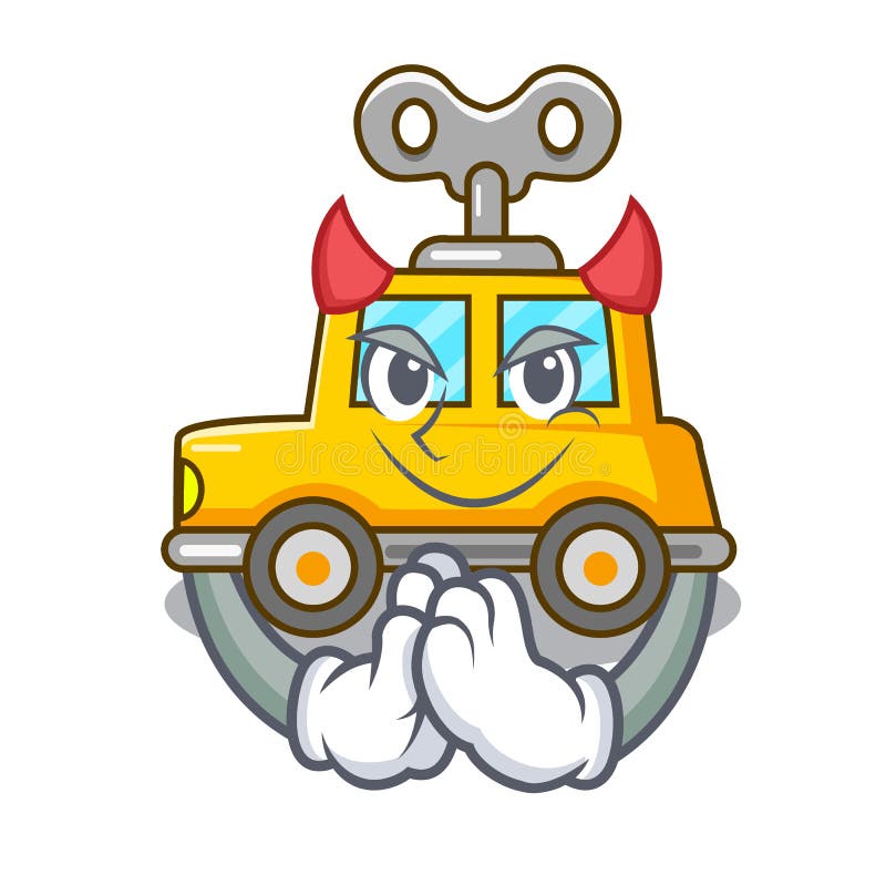 Devil Cartoon Clockwork Toy Car for Gift Stock Vector - Illustration of ...