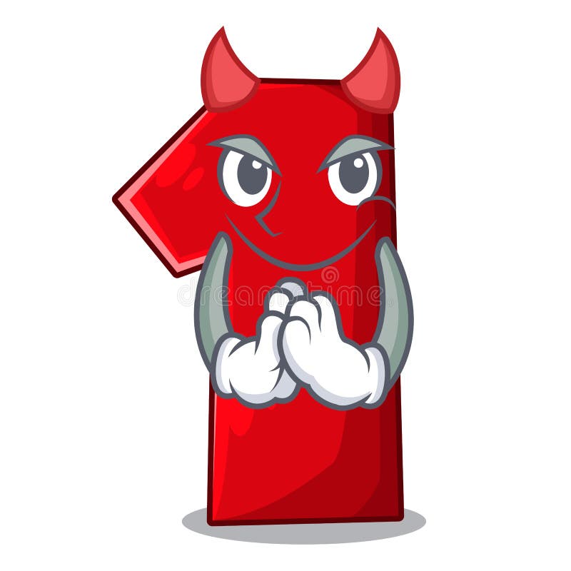 Angry Number Eight Made with Cartoon Shaped Stock Vector - Illustration ...