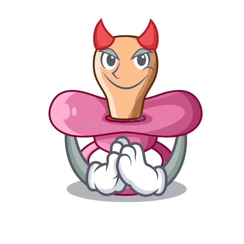 Devil Baby Corn Cartoon in the Fridge Stock Vector - Illustration of ...