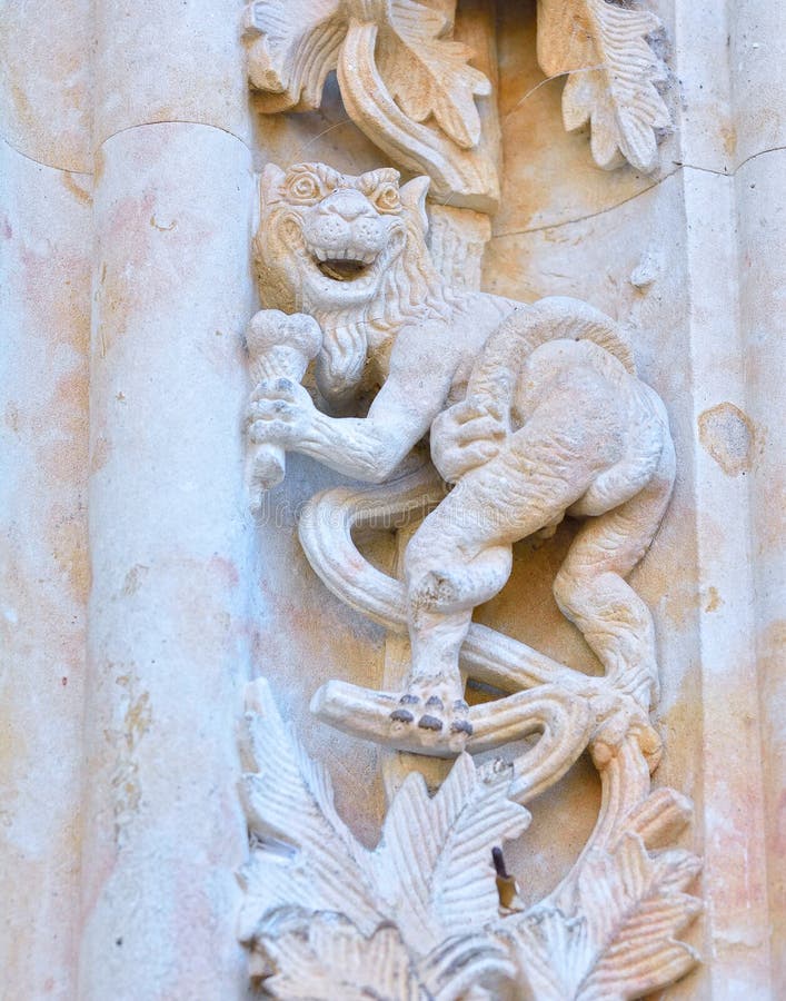 Devil. stock photo. Image of salamanca, gargoyle, sculpture - 58295182