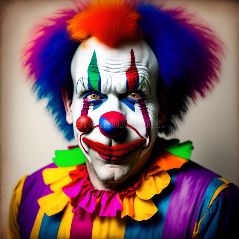 Evil Clown Brush Stock Illustrations – 15 Evil Clown Brush Stock ...