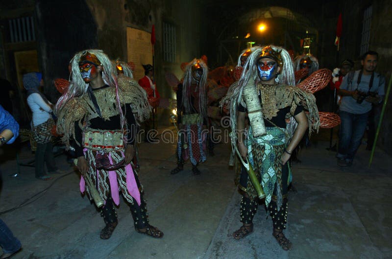 Devil costume editorial photo. Image of devil, indonesia - 41373386