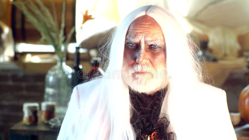 Devil and Creepy Old Man. Strange and Scary Man. Magic and Witchcraft ...