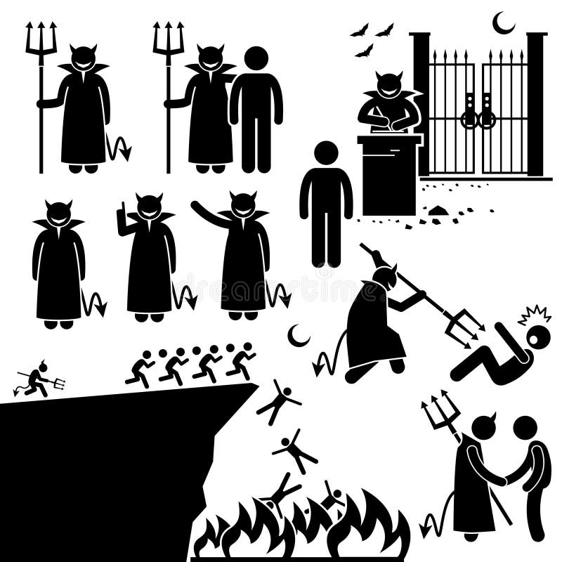 Devil Thinking Stock Illustrations – 782 Devil Thinking Stock ...