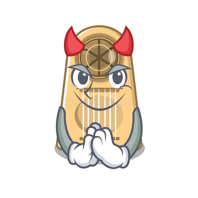 Devil Egg Slicer in the Mascot Shape Stock Vector - Illustration of ...